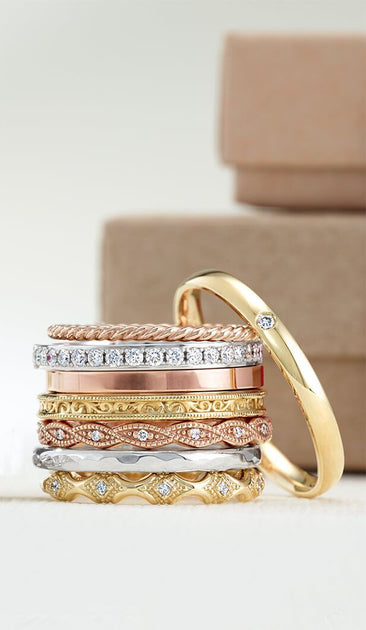 Diamond Wedding Rings | Wedding Rings for Women | Half Eternity Rings ...