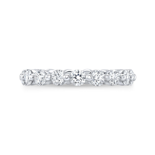 Floating Diamond Eternity Band, Floating Round Eternity Band 2 Ctw ...