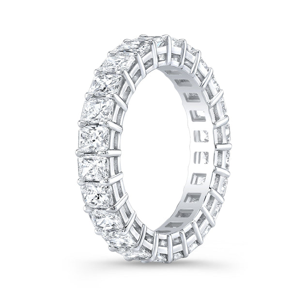 Radiant Eternity Ring, 5 Ctw Natural Diamonds – Kingofjewelry.com